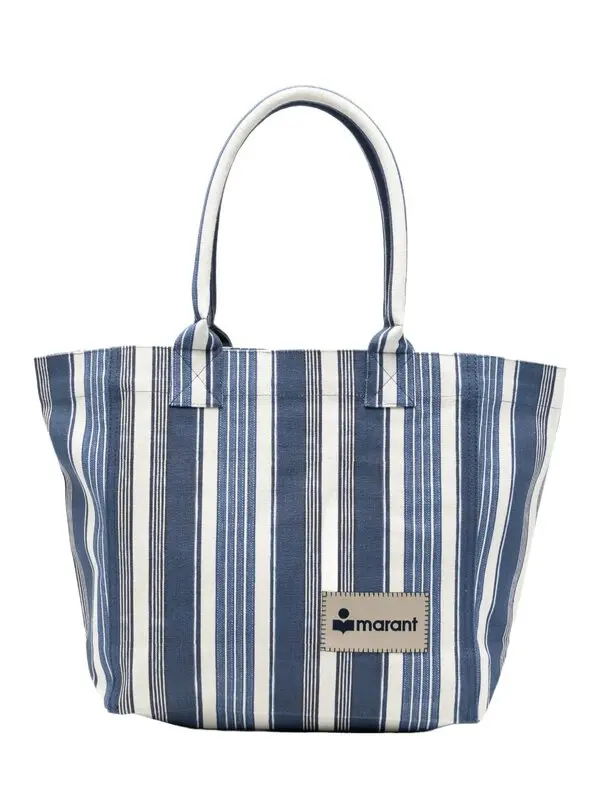 Isabel Marant Étoile Striped Tote Bag - Blue