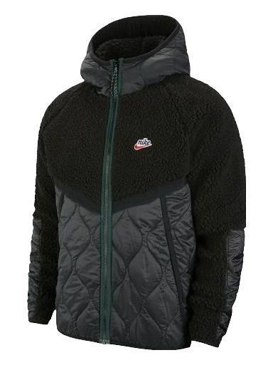 Nike Heritage Hooded Jacket - Black