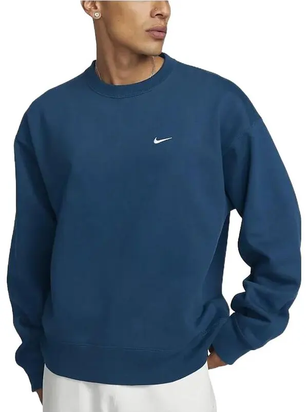 Nike Solo Swoosh Crewneck Sweatshirt - Blue