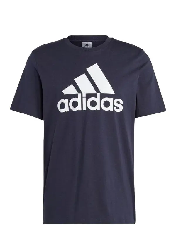 Adidas Essentials Single Big Logo T-shirt 'navy - Legend Ink/white