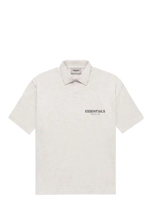 Fear Of God Fw21 Polo Shirt 'light Heather Oatmeal - Grey/beige
