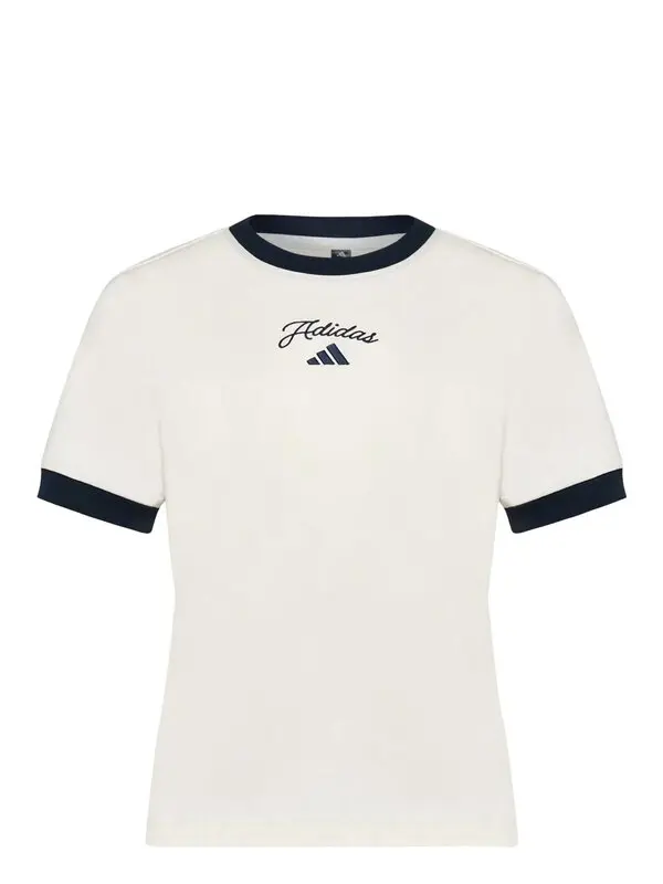 Adidas Short Sleeve T-shirt - Off White