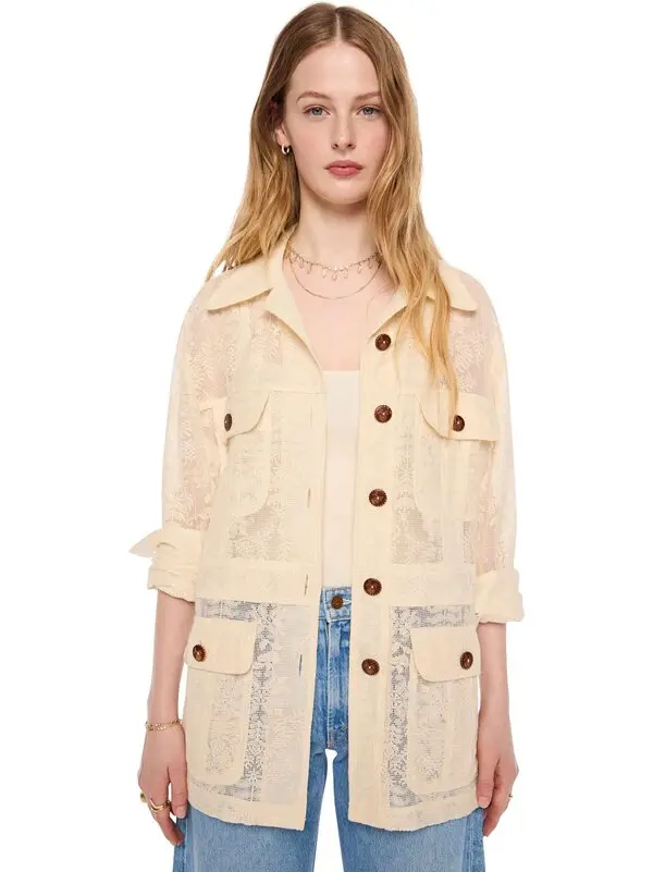 Alix Of Bohemia Reno Jacket Pearl - Brown