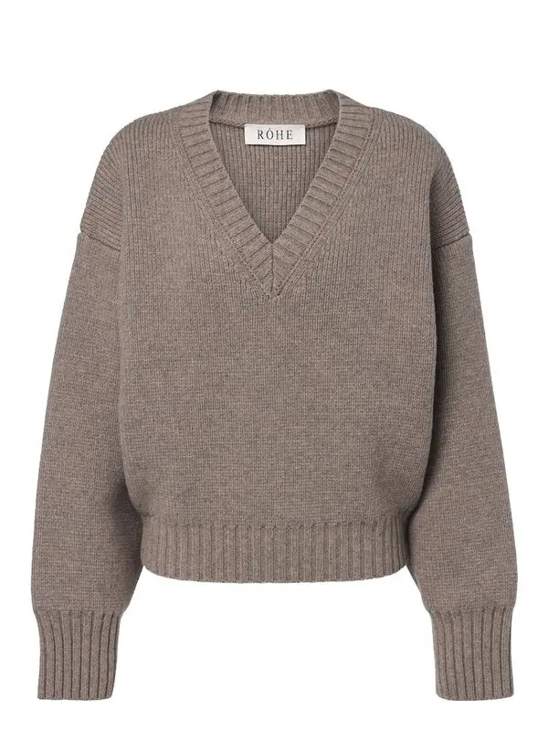 RÓHE Wool Sweater - Beige