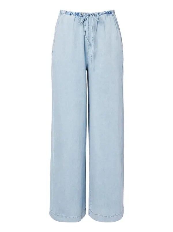 FRAME The Offshore Wide-leg Pants - Blue