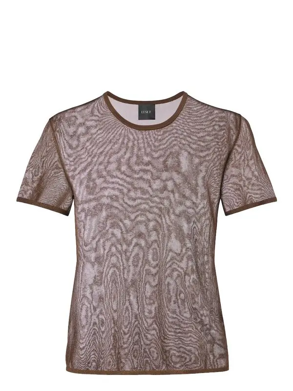 LESET Jack T-shirt In Chocolate - Brown