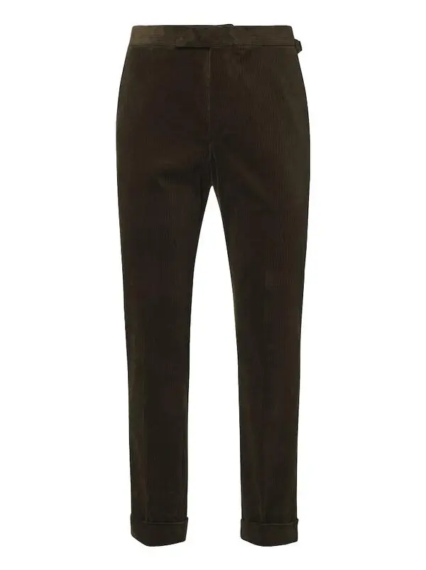 Polo Ralph Lauren Cotton Corduroy Tapered Pants - Green
