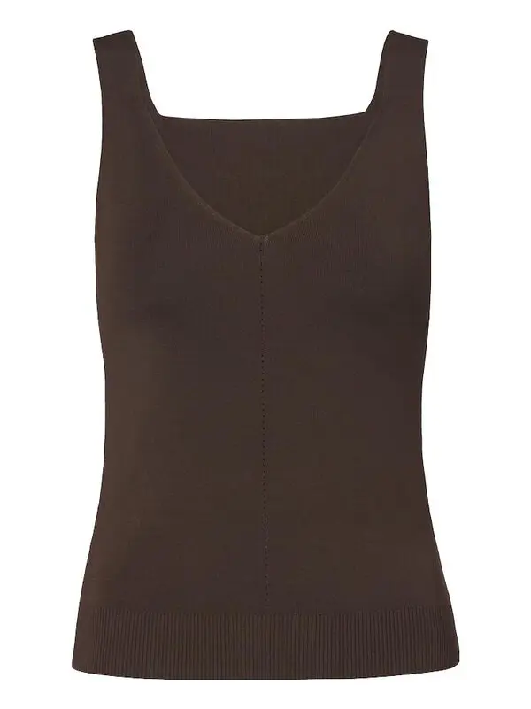 JOSEPH Talos Knitted Tank Top - Green