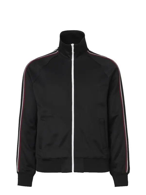 Saint Laurent Striped Track Jacket - Black