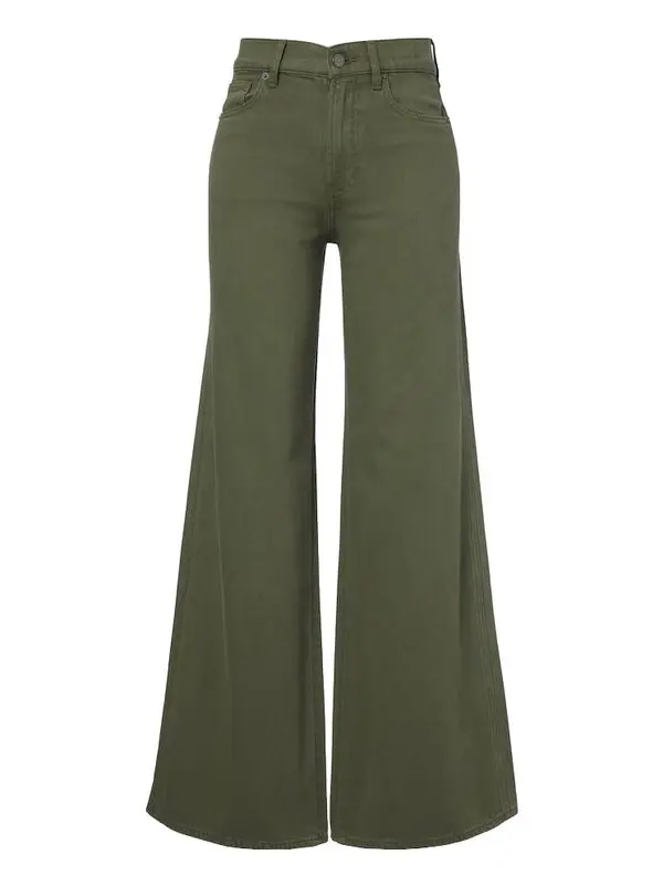 Veronica Beard Kasey Flared Jeans - Green