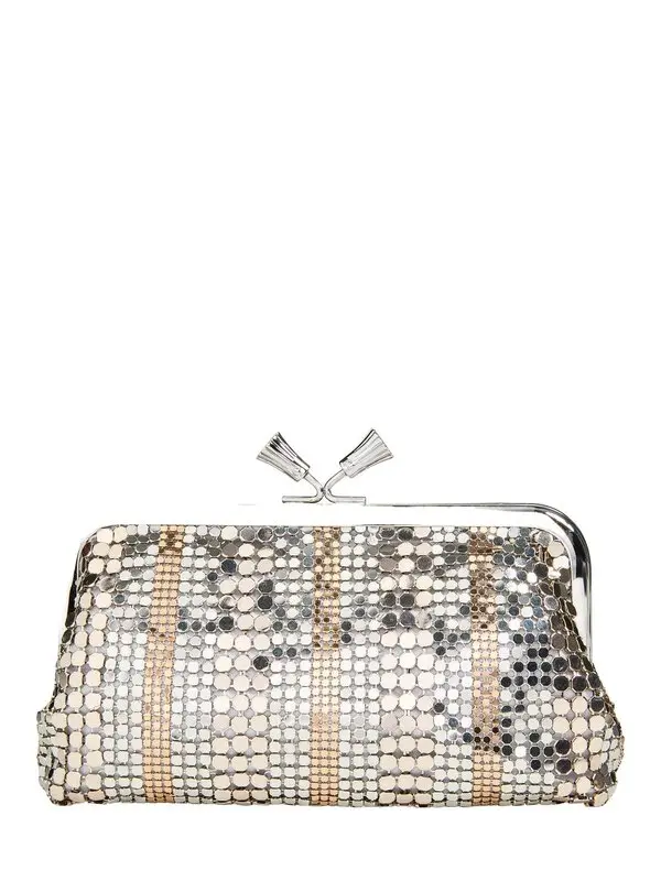 ANYA HINDMARCH Maud Stripes Tassel Clutch - Multi
