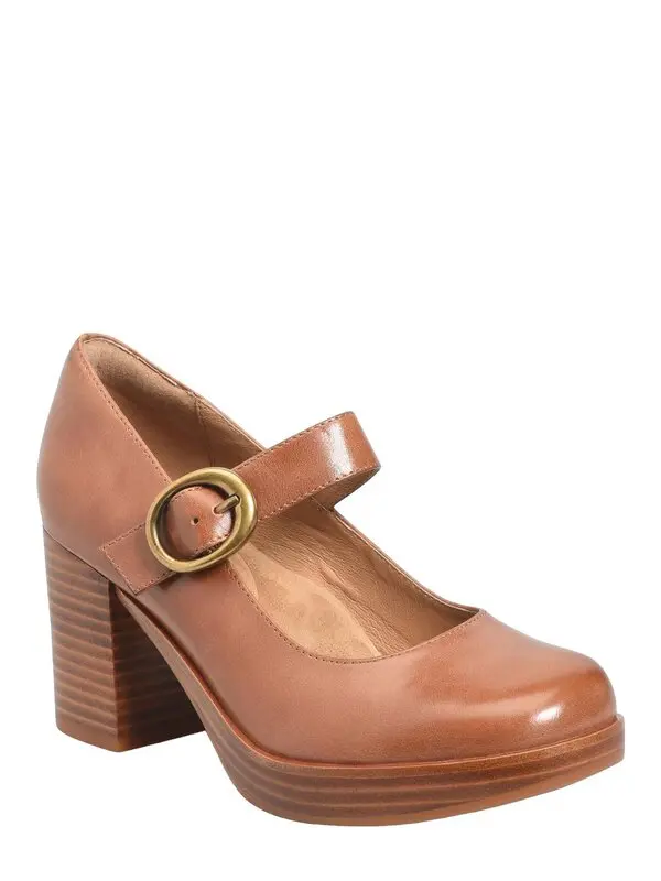 SOFFT Kathleen Platform Mary Jane Pump - Cork