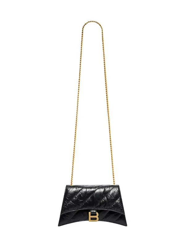 Balenciaga Crush Chain Bag Xs - Black