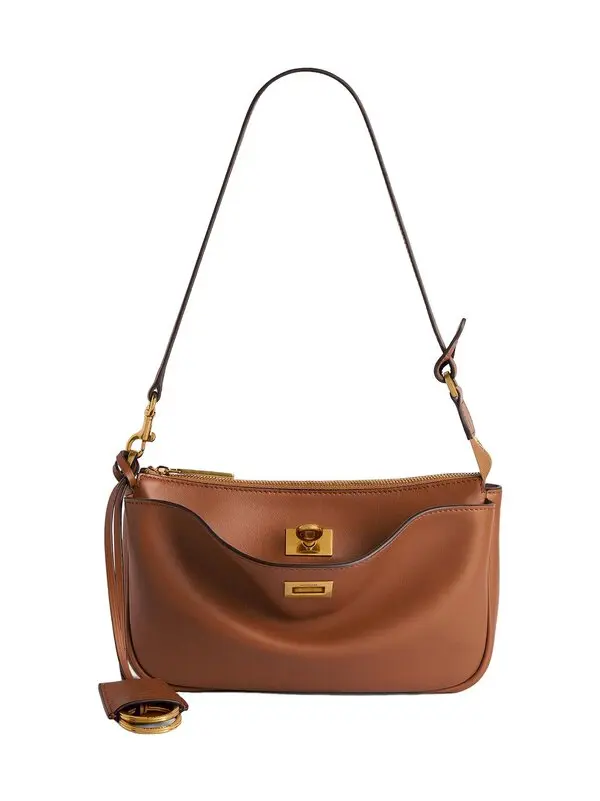Balenciaga Rodeo Sling Pochette In Smooth Calfskin - Brown