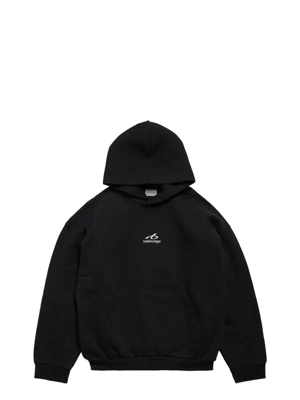 Balenciaga Medium Fit Hoodie - Black