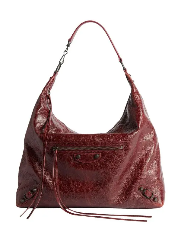 Balenciaga Le City Hobo Bag Medium - Red