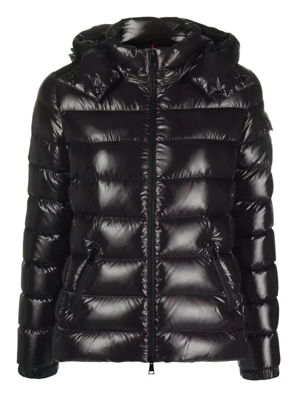 Moncler Bady Down Jacket With Hood - Black