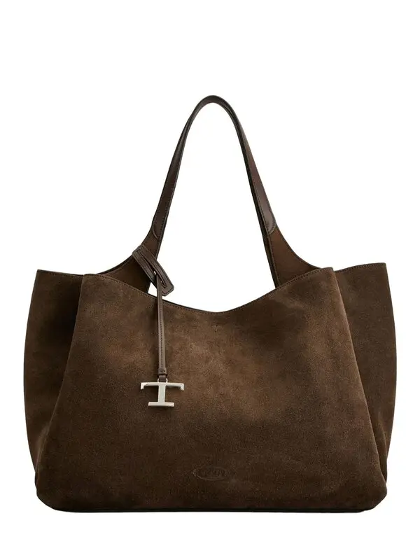 TOD`S Tod's Shoulder Bag In Africa Leather - Brown