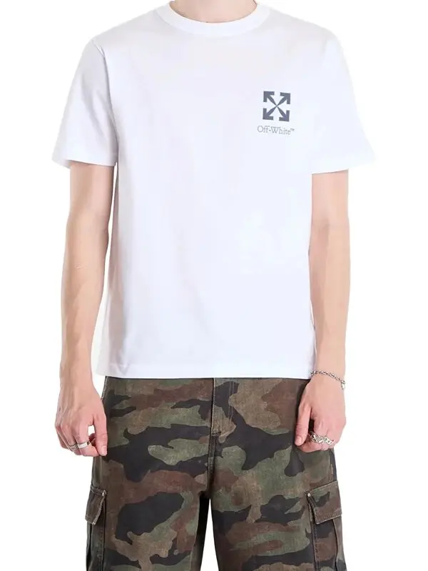 Off-White T-shirt Small Arrow Regular S/s Tee - White
