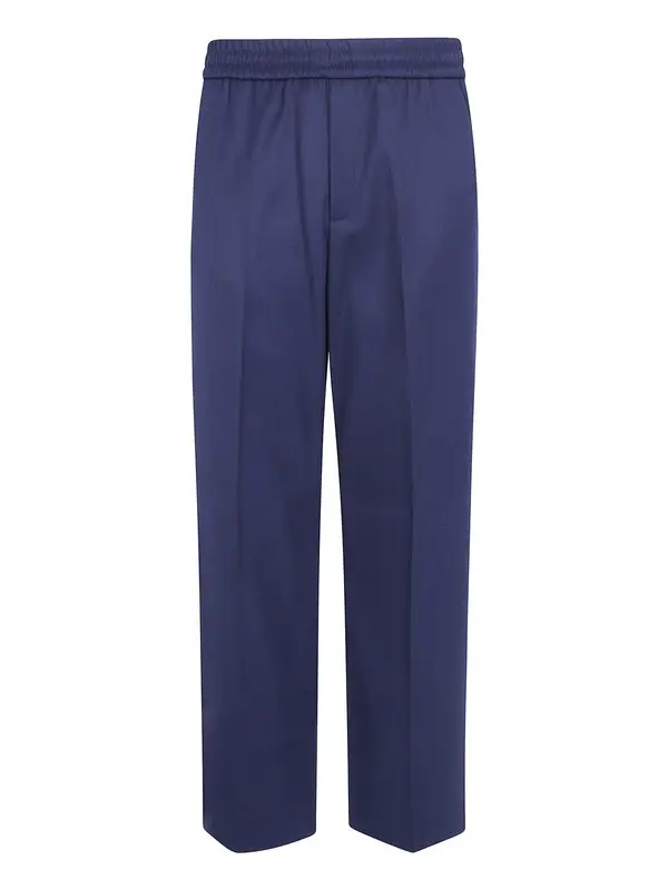 GOLDEN GOOSE Pants Jogging Wool Blend "golden M`s Lennon - Blue