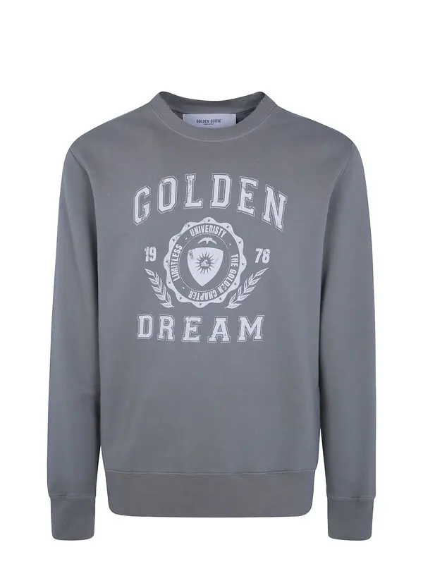 GOLDEN GOOSE Garment Dyed Sweatshirt - Green