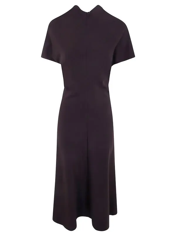 DRHOPE 4558.2474" Classic Midi Dress - Brown