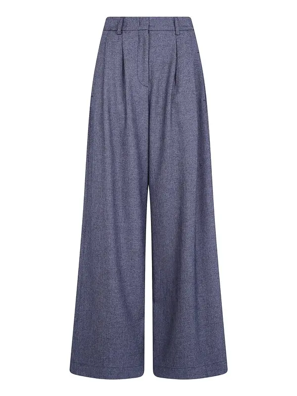 DRHOPE Wide Leg Trousers - Gray