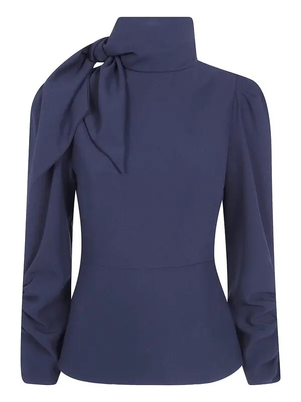 DRHOPE Classic Ribbon Shirt - Black