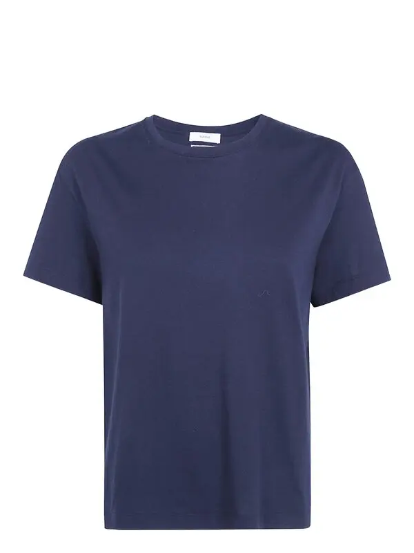 TOTEME Cotton Crewneck T-shirt - Black