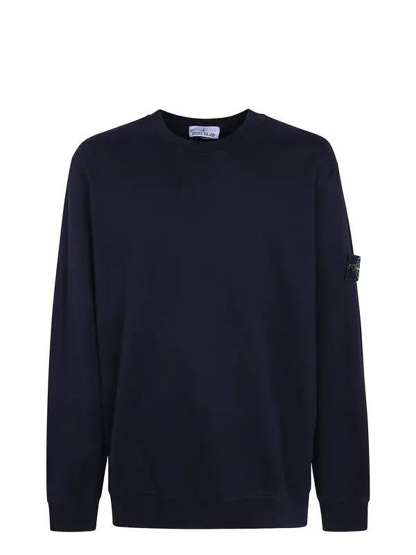 Stone Island Sweatshirt Round Neck - Black
