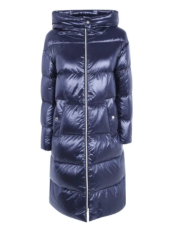 Herno Ultralight Long Jacket - Black