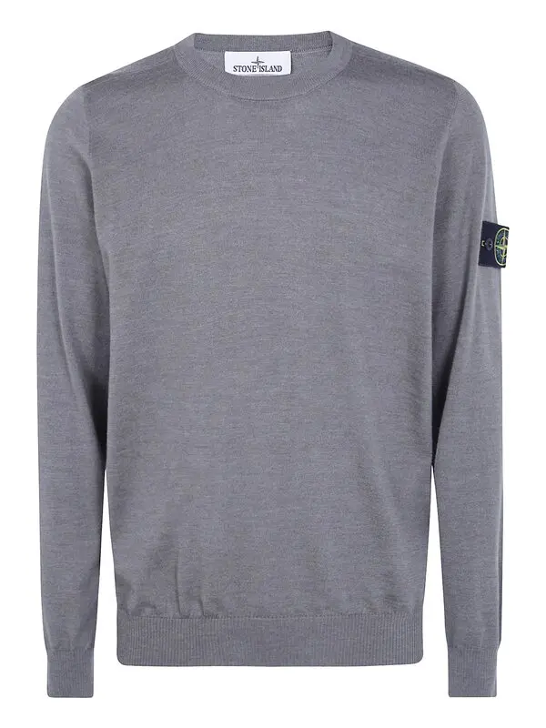 Stone Island Round Neck Sweater - Green