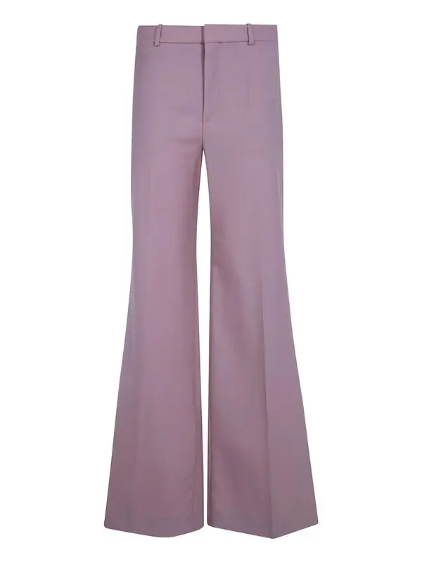 Chloé Wide Leg Trousers - Brown