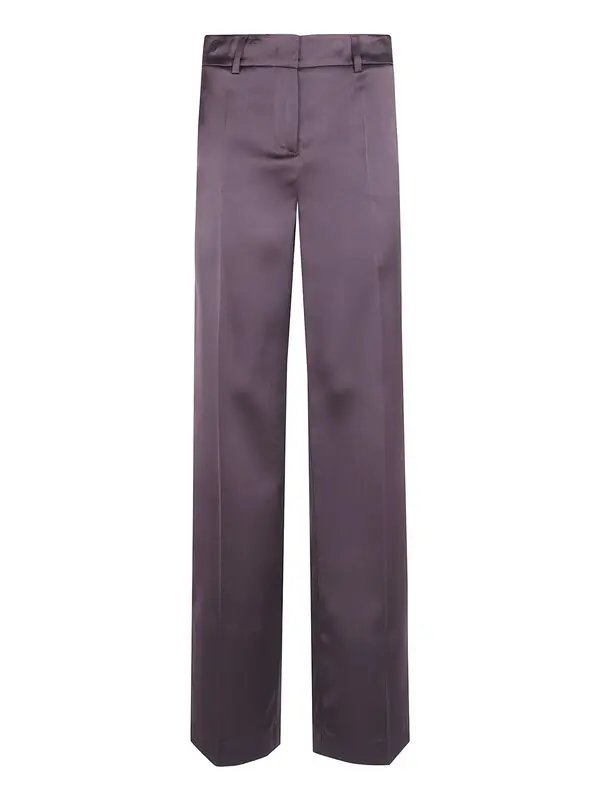 DRHOPE Classic Tailored Trousers - Brown