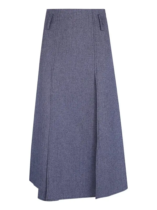 DRHOPE Skirt With High Slit - Gray