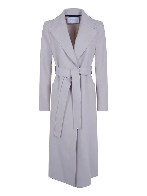 Harris Wharf London Long Wool Coat - Beige