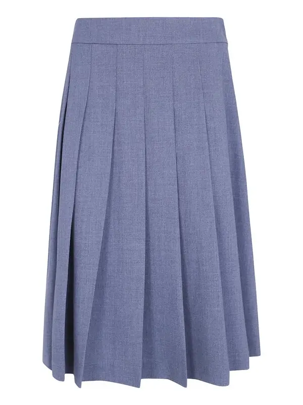 DRHOPE Pleated Skirt - Gray