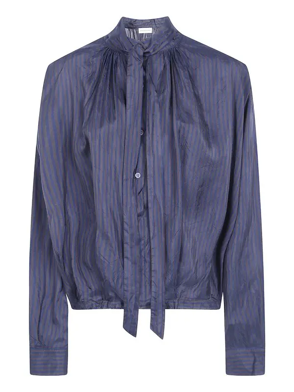 Dries Van Noten Striped Shirt - Brown