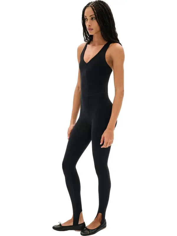 Splits59 Darci Airweight Stirrup Jumpsuit - Black
