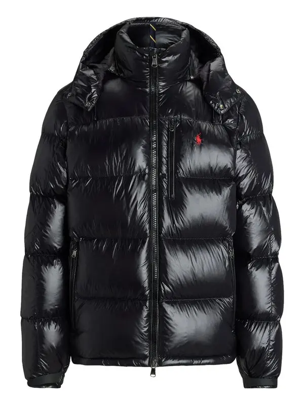 Polo Ralph Lauren Shiny Effect Down Jacket - Black