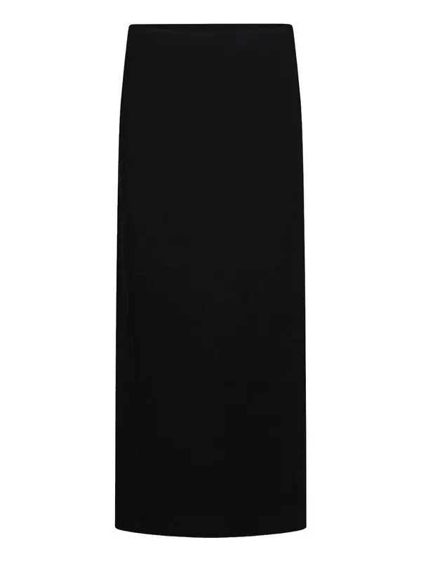 Khaite Lyle Long Skirt - Black