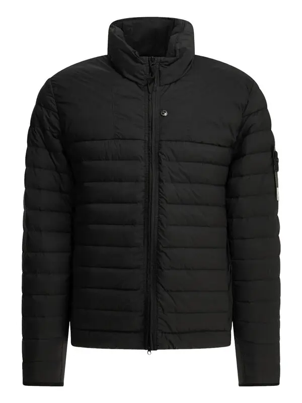 Stone Island Padded Down Jacket - Black