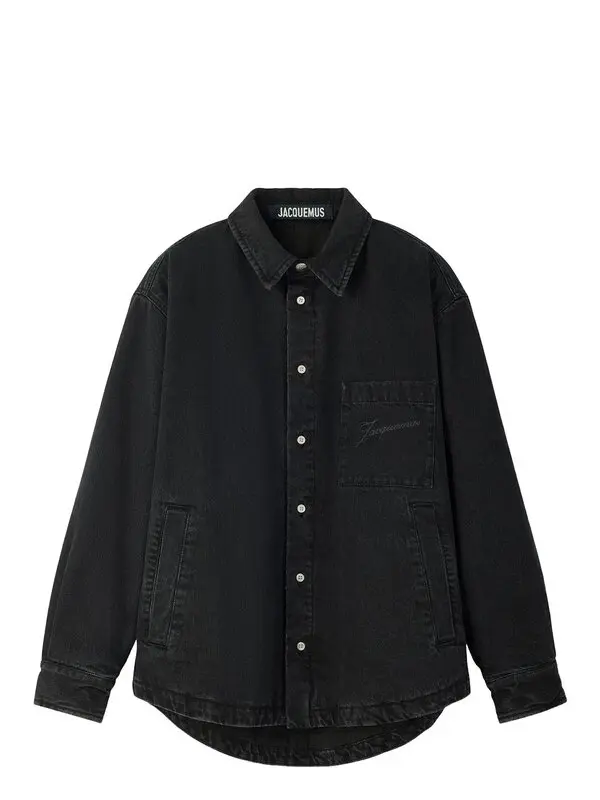 Jacquemus The Baker Shirt - Black