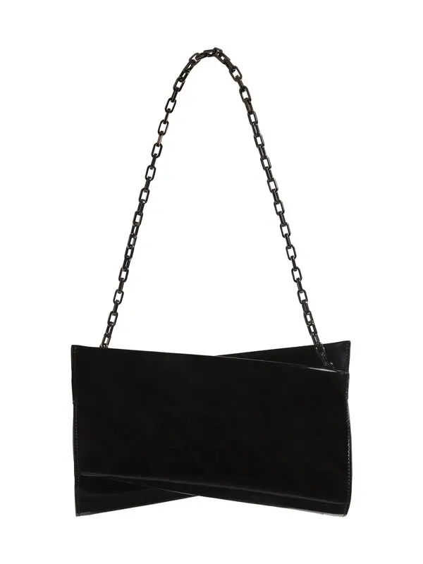CHRISTIAN LOUBOUTIN Loubitwist Clutch Bag - Black
