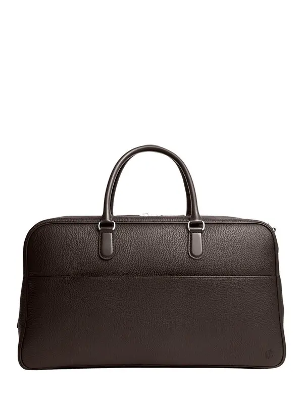 CARL FRIEDRIK Leather Granville Duffle Bag - Brown
