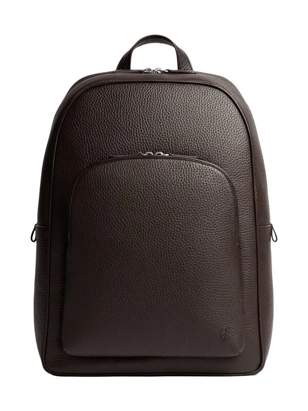 CARL FRIEDRIK Ayrton Leather Backpack - Brown