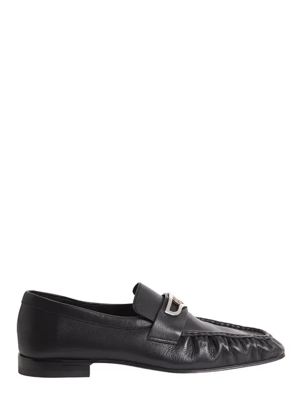 CHRISTIAN LOUBOUTIN Mocallista Leather Loafers - Black