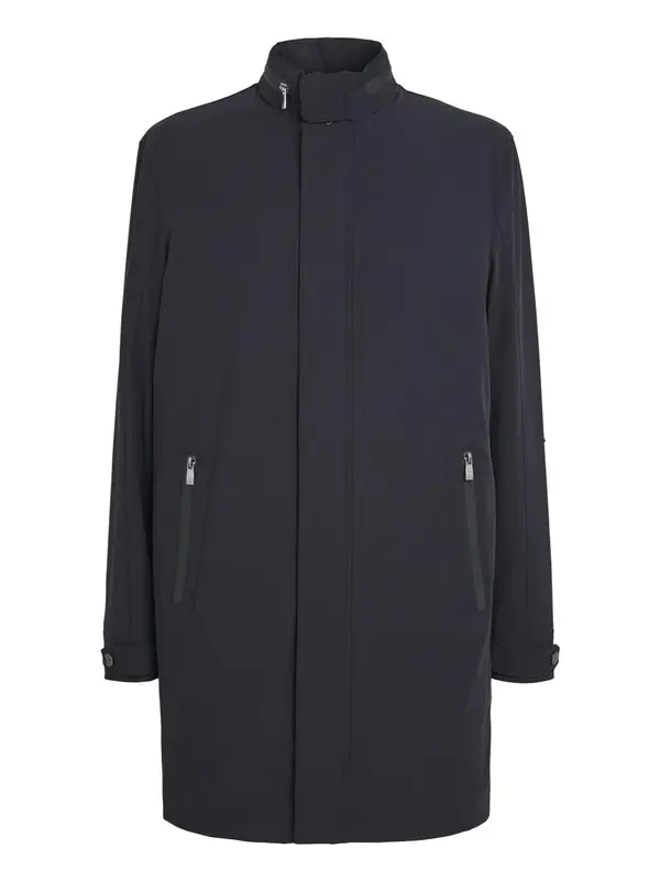 Corneliani Water-resistant Overcoat - Navy