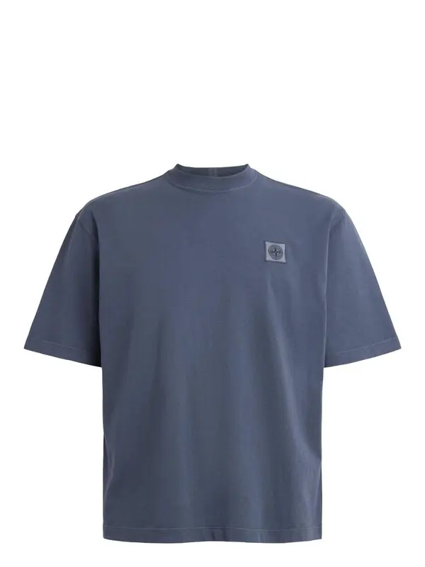 Stone Island Cotton Compass T-shirt - Blue