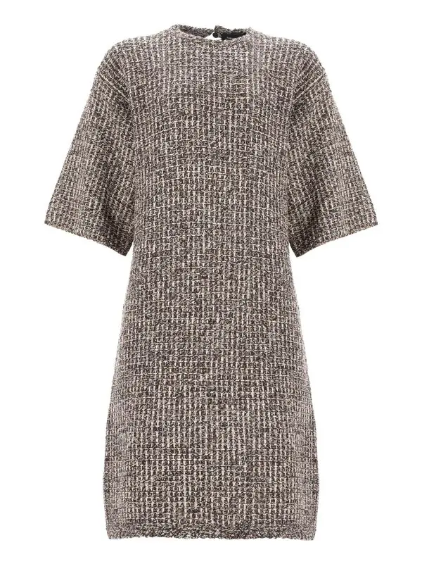 Fabiana Filippi Tweed Dress - Brown